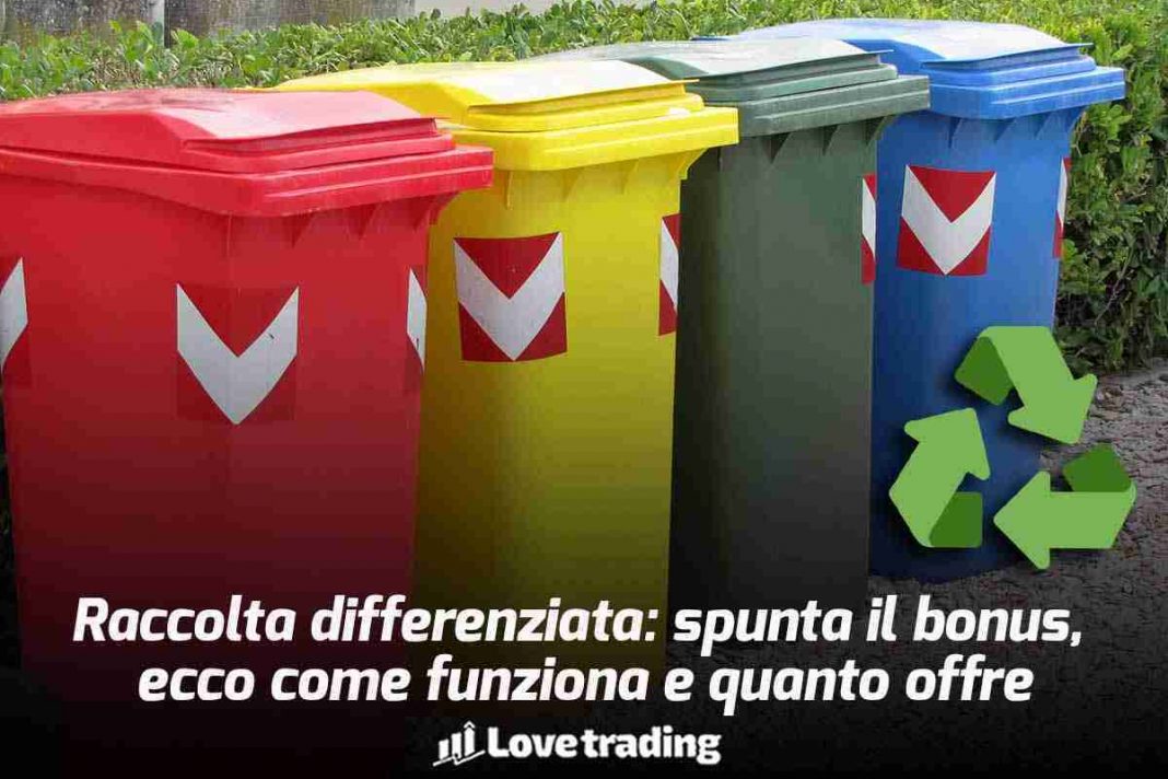 Raccolta differenziata: spunta il bonus (nazionale e locale) ecco come ...